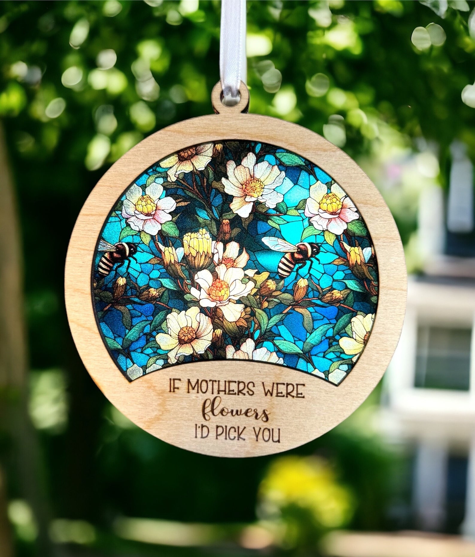Mother’s Day Suncatcher, Mother Gift, Mom Flowers, Suncatcher, Mother ...