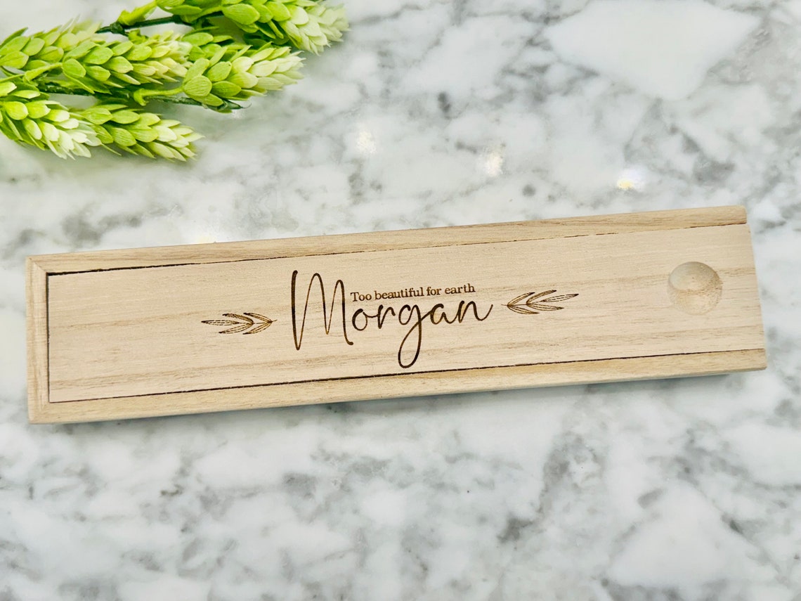 Miscarriage Memorial, Memory Box Gift, Baby Angel Memorial Miscarriage ...