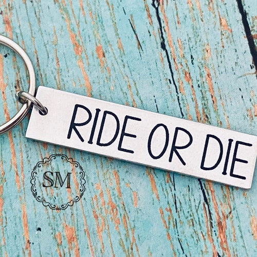 Ride or Die Keychain Travel Driving Racer Cars - Etsy