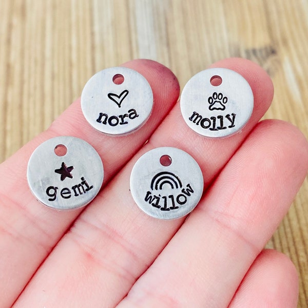 Stamped Pet Tag - Etsy
