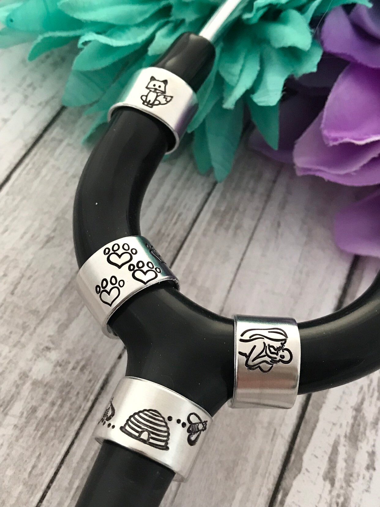 Stethoscope ID tag DESIGN ONLY fun tag nurse gift student | Etsy