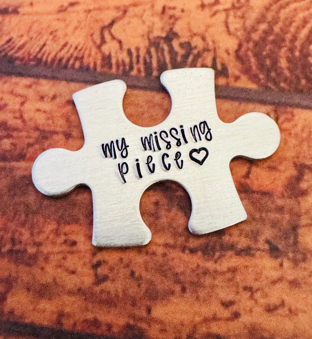 Puzzle Piece, My Missing Piece Pocket Token, Puzzle Piece, Wedding Gift ...