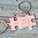 Personalized Puzzle Keychains, Friends Keychain, Puzzle Piece, Family ...