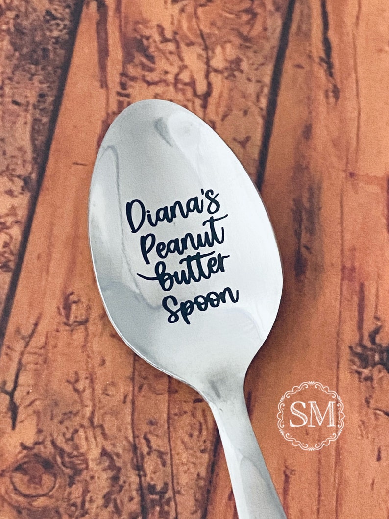 CUSTOM SPOON - Laser Engraved Silverware - Stainless Steel - Spoon ...