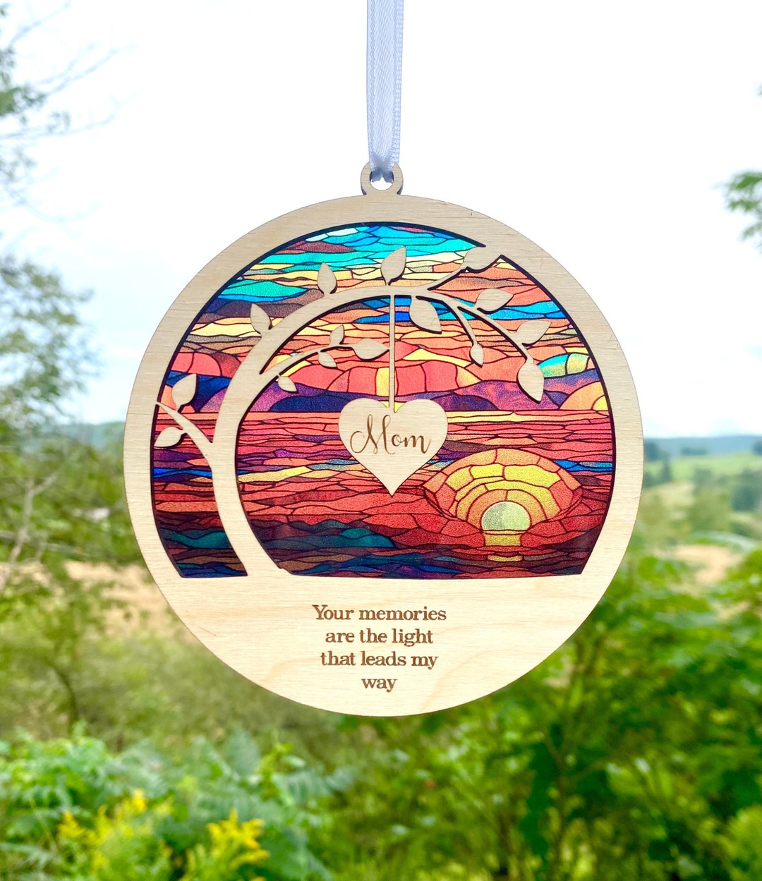 Sympathy Gift, Memorial Suncatcher, Sympathy Gift, Loss of Mom, Mother ...
