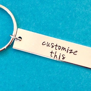 Customized Key Chain BULK ORDER of 10 - Personalized Gift - You Choose ...