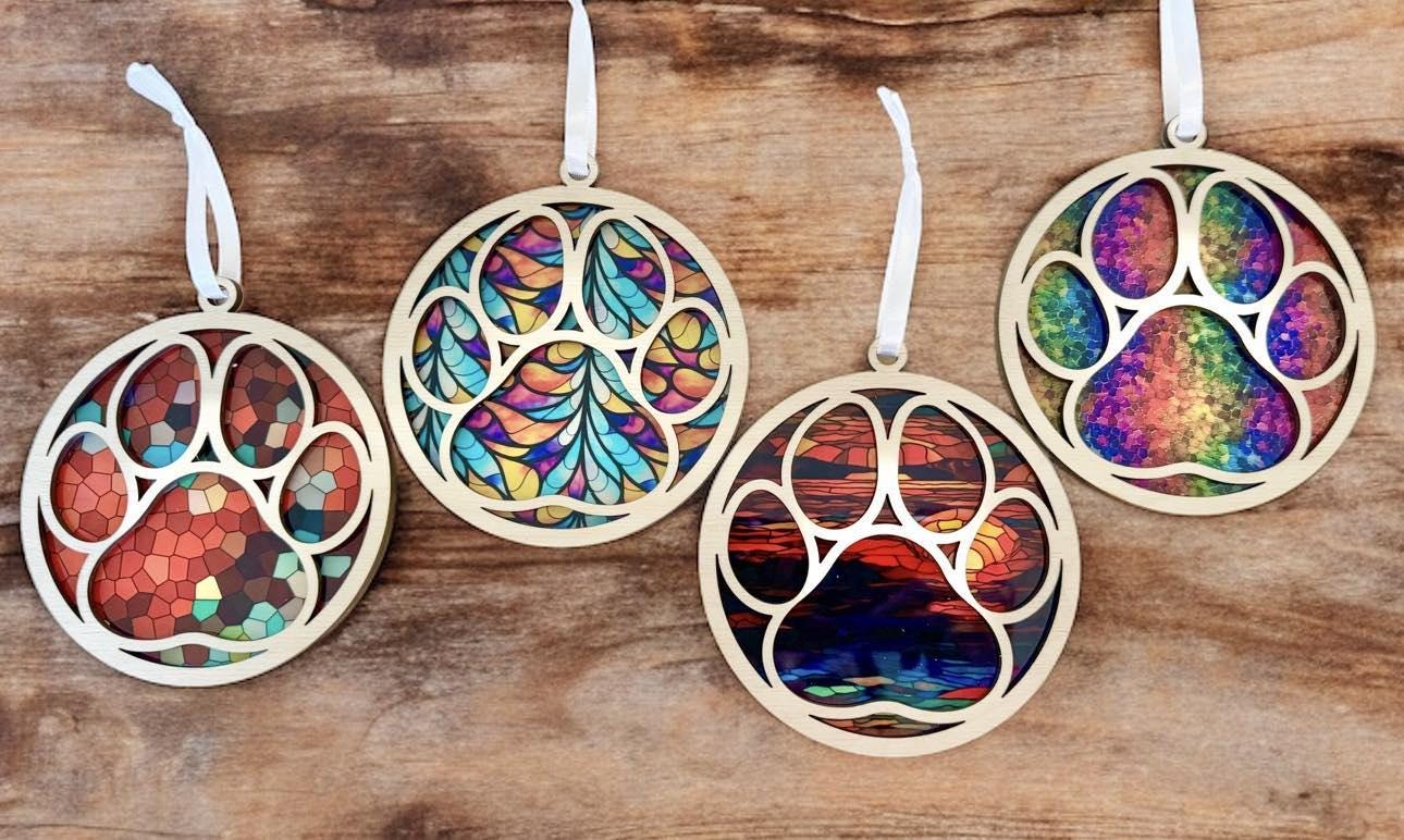 Rainbow Bridge Pet, Sun Catcher, Suncatcher Pet Memorial, Dog / Cat ...
