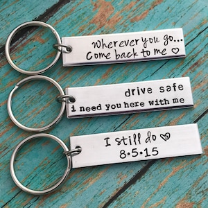 Customized Key Chain BULK ORDER of 10 - Personalized Gift - You Choose ...
