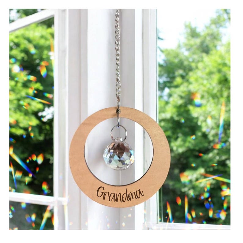 Sun Catcher Sympathy Gift, Poem Card Memorial Suncatcher, Loss of Mom ...