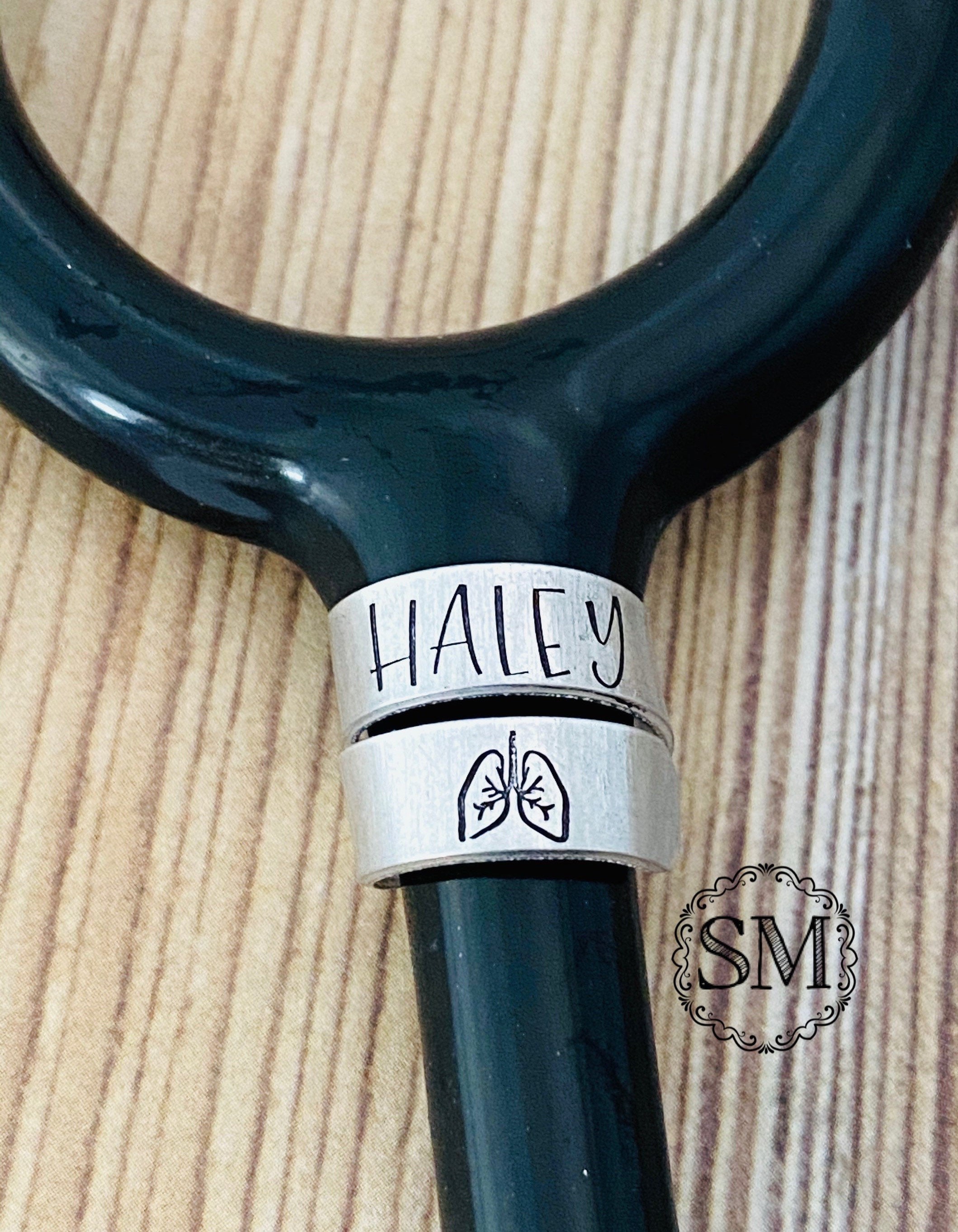 Stethoscope Name Tag Lungs - Etsy