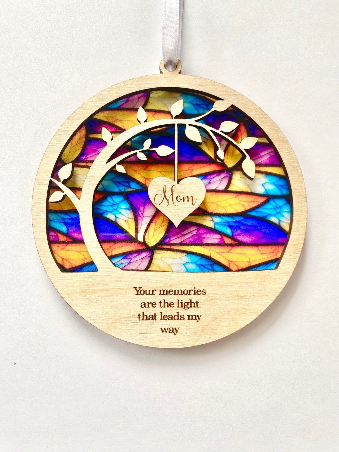 Sympathy Gift, Memorial Suncatcher, Sympathy Gift, Loss of Mom, Mother ...