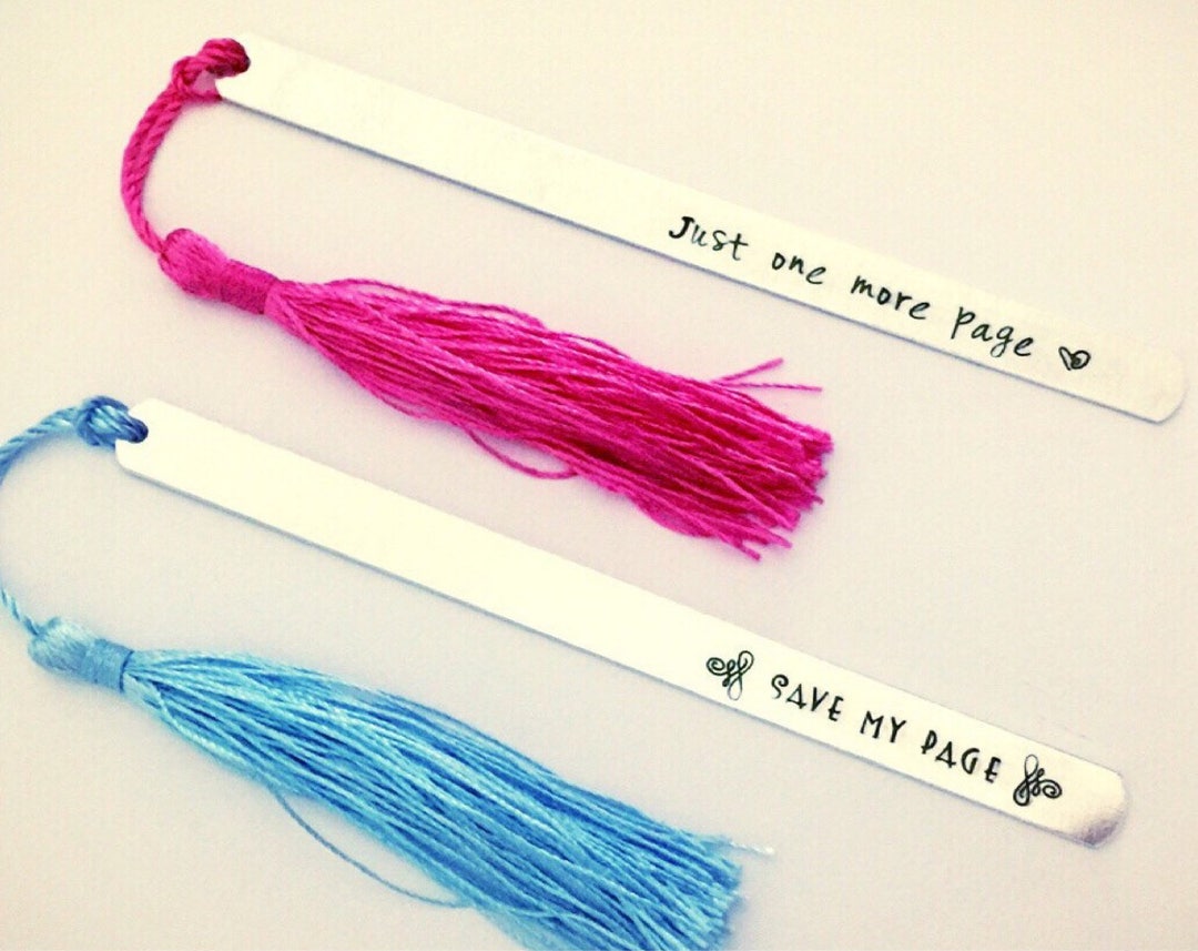 Bookmark - Custom Made Choose Your Own Wording- Reading - Book- Reader ...