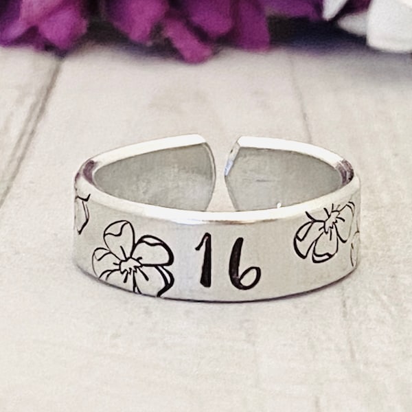 Sweet 16 Rings - Etsy