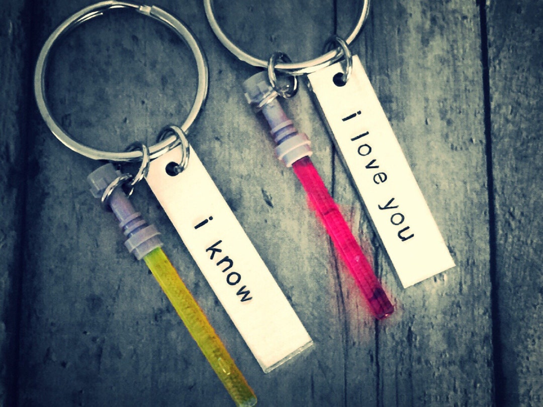 I Love You , I Know - With Light Saber - Couples Set - Great Gift ...