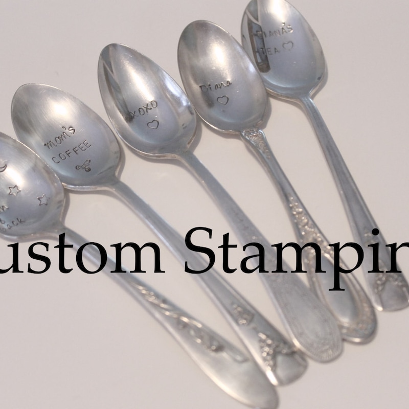 Stamped Spoons - Etsy