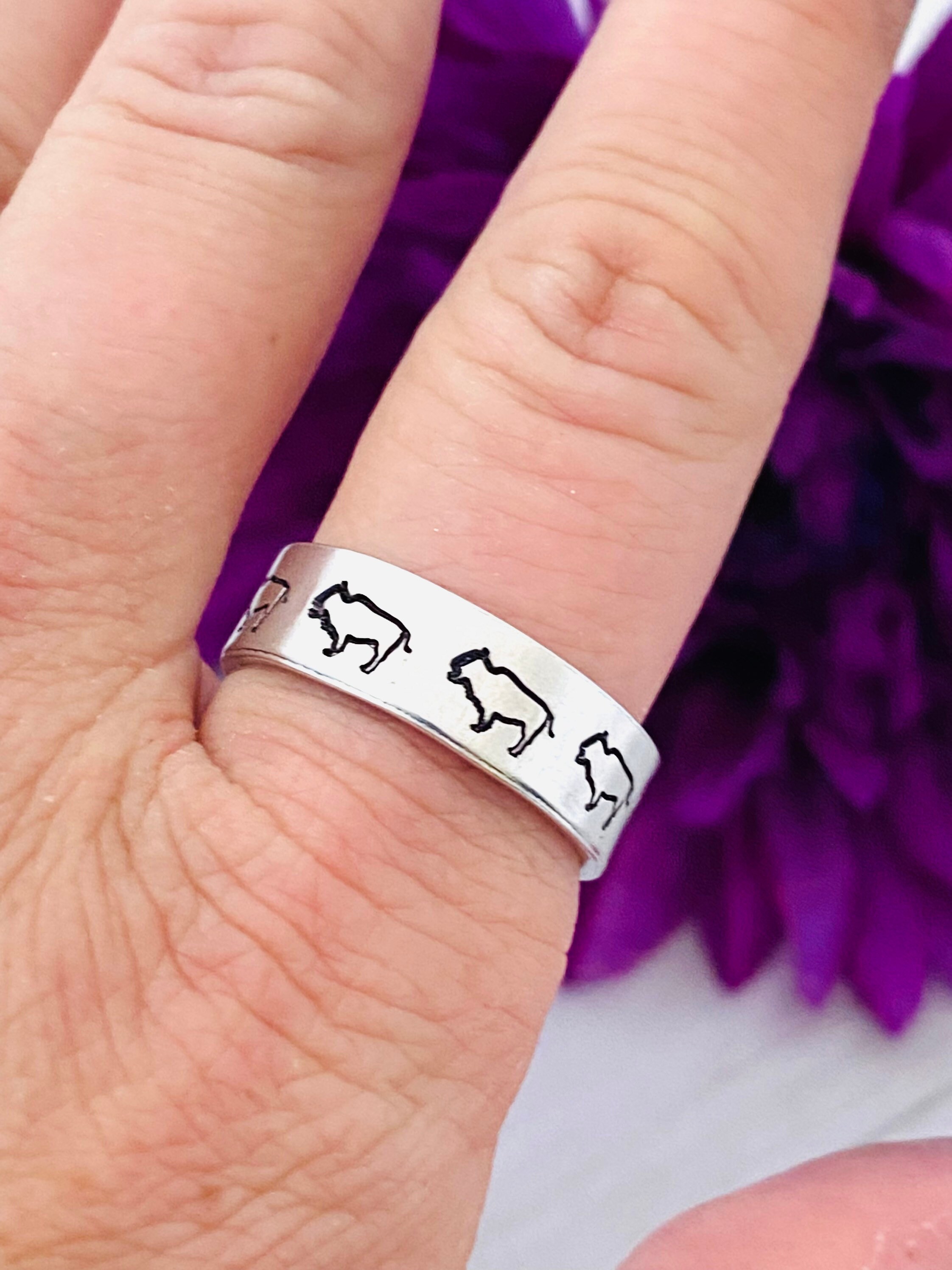 Buffalo Ring Bull Ring Ring Livestock Inspirational Keep - Etsy