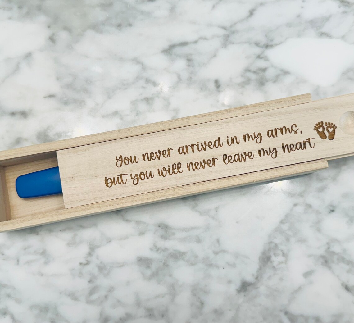 Miscarriage Memorial, Memory Box Gift, Baby Angel Memorial Miscarriage ...