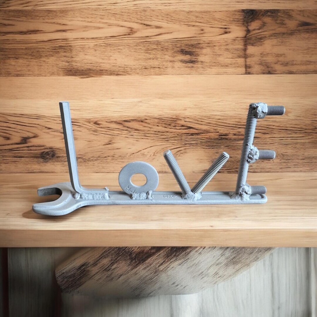 Welded Love Sign From Tools Valentine’s Day Gift , Shaped Welded Gift ...