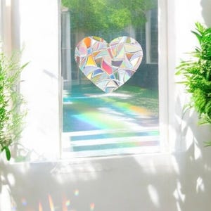 Sun Catcher Heart Sympathy Gift, Poem Card Memorial Suncatcher ...