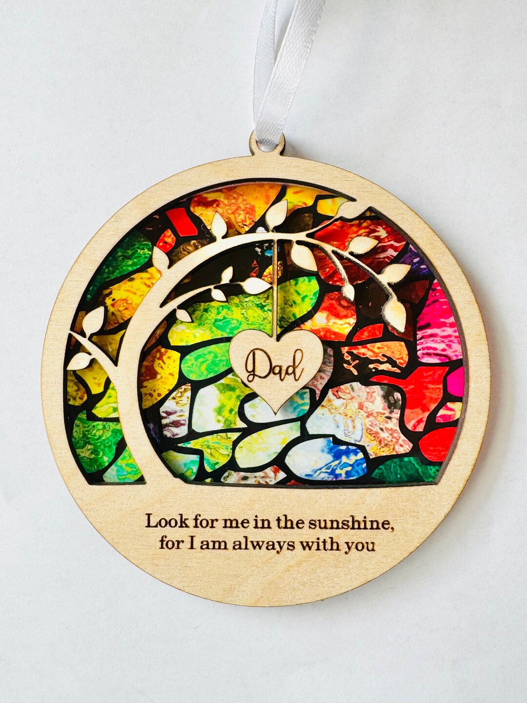 Sympathy Gift, Memorial Suncatcher, Sympathy Gift, Loss of Mom, Mother ...