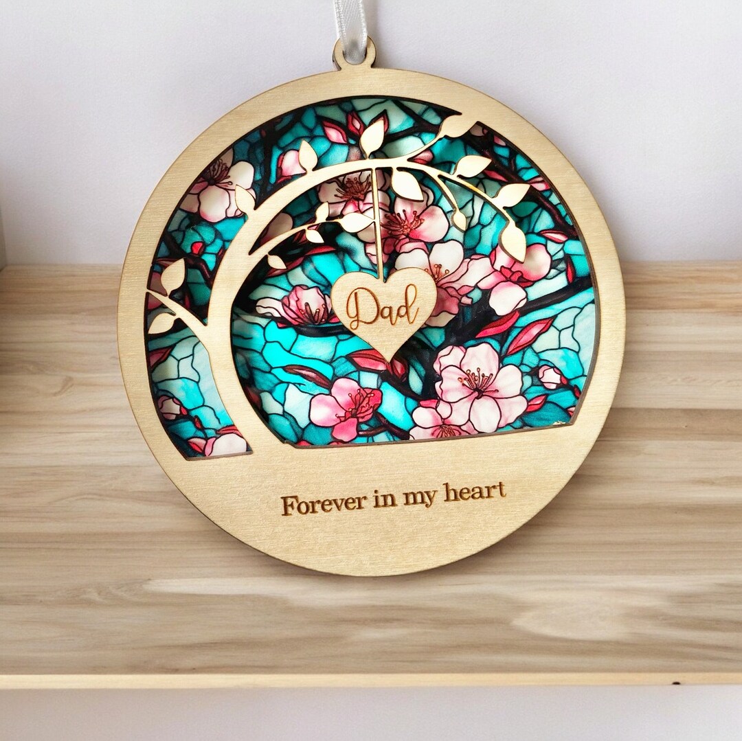 Sympathy Gift Memorial Suncatcher, Sympathy Gift, Loss of Mom, Mother ...