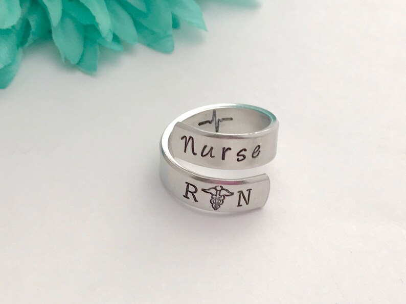 Nurse Ring RN Ring RN / Nurses / Nursing Student / Nurse Gift - Etsy