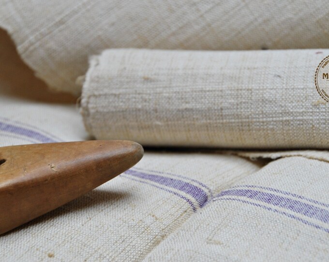 Roll of Vintage Linen - Antique Handwoven and Handloomed Hemp Linen ...