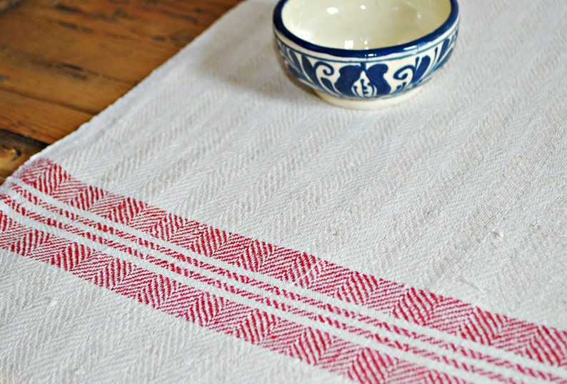 Vintage Table Runner Antique European Handwoven Towel | Etsy