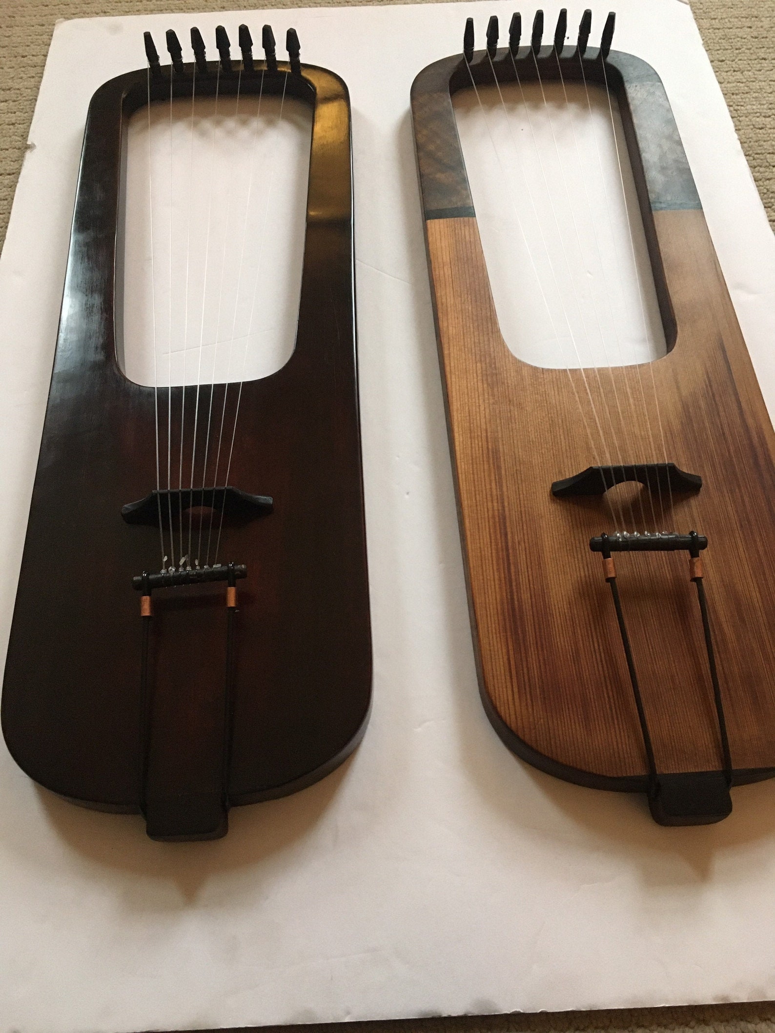 7 String Lyre Viking model By Michael J King | Etsy