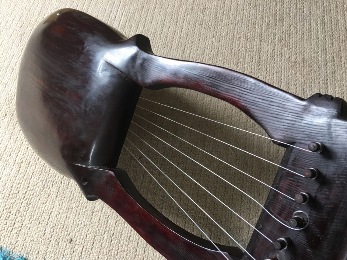 Kravik Lyre, 7-string Viking Lyre Made of Spruce With Hard Case - Etsy