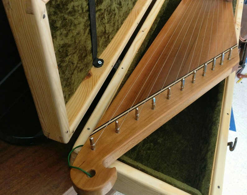 11 String Kantele in Cherry and Cedar Handmade by by Michael J | Etsy UK
