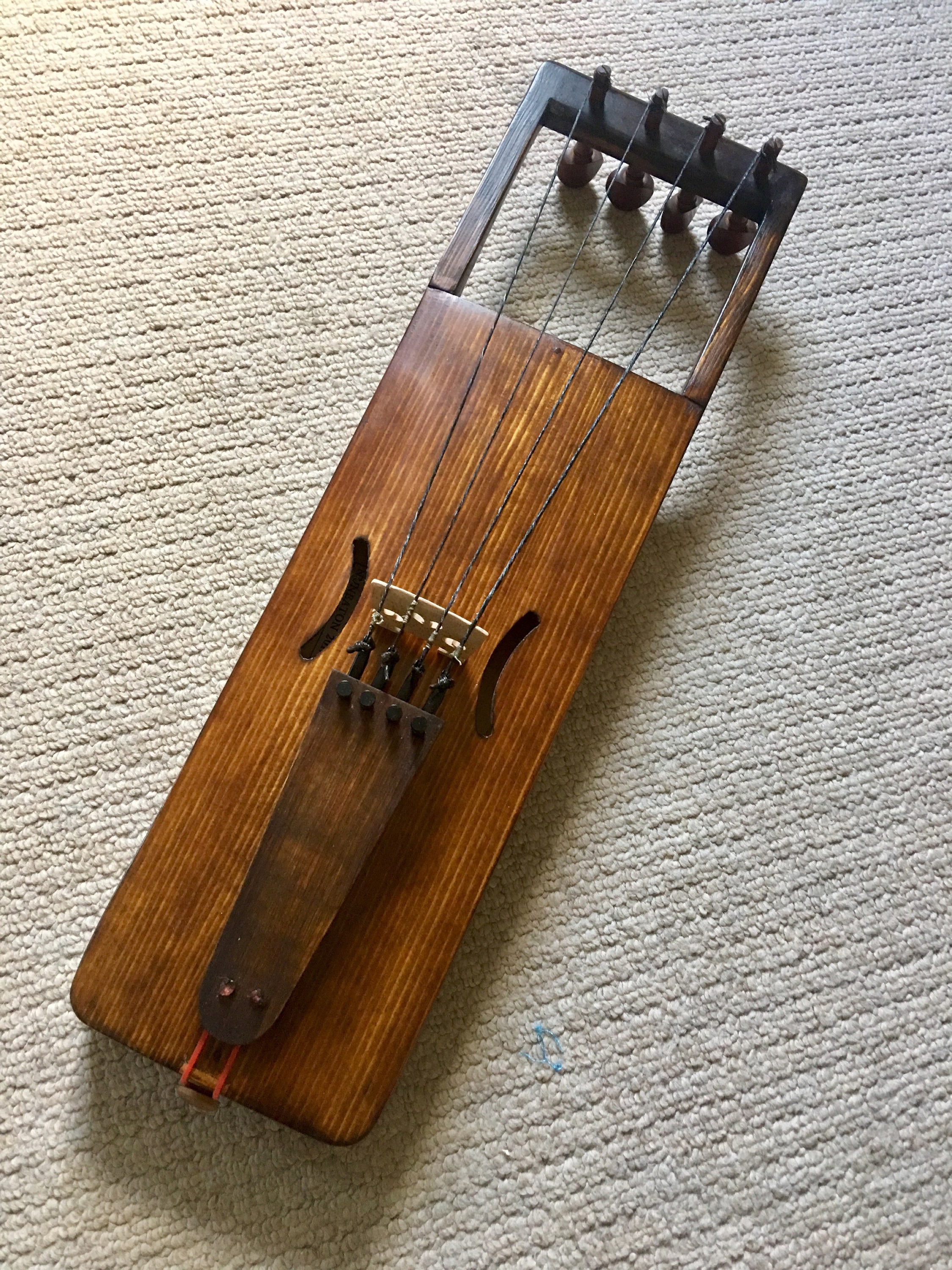 4 String Tagelharpa/Talharpa/ Bowed Lyre with case | Etsy