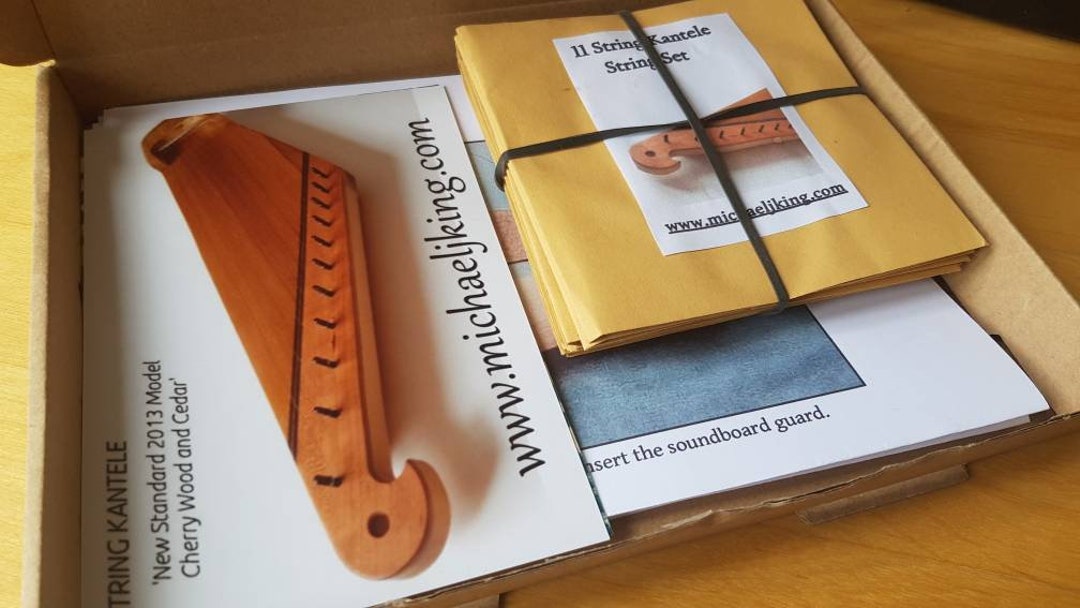 String Set for 11 String Kantele, Plain Steel, Loop Ending - Etsy
