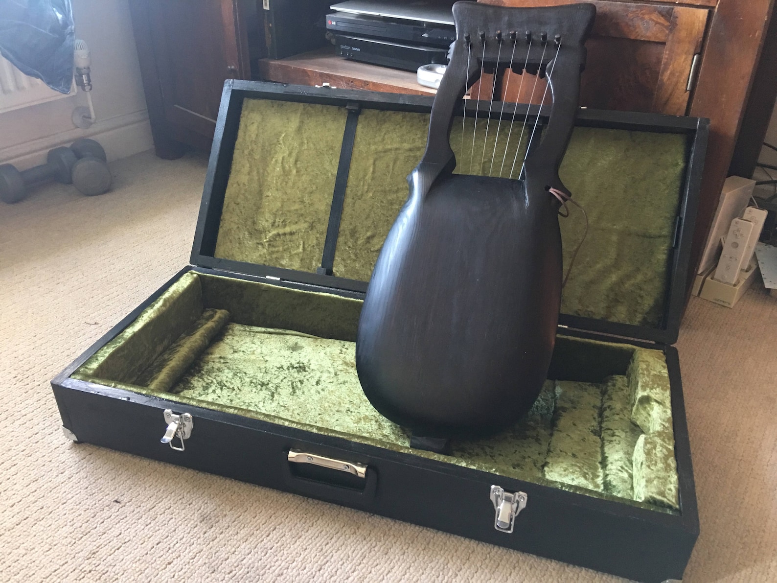 Kravik Lyre, 7-string Viking Lyre Made of Spruce With Hard Case - Etsy UK