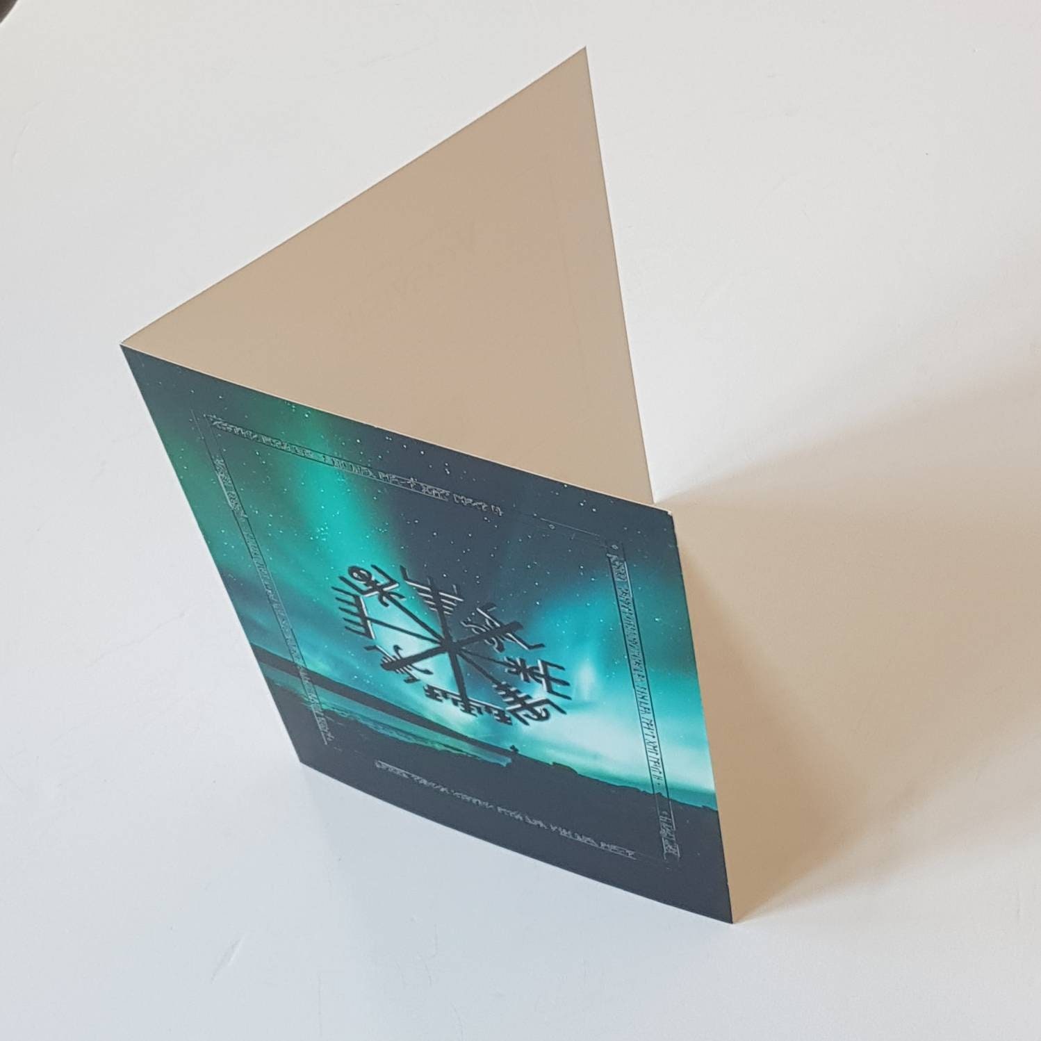 Vegvisir Compass/wayfinder Rune Greetings Card With Free Print - Etsy UK