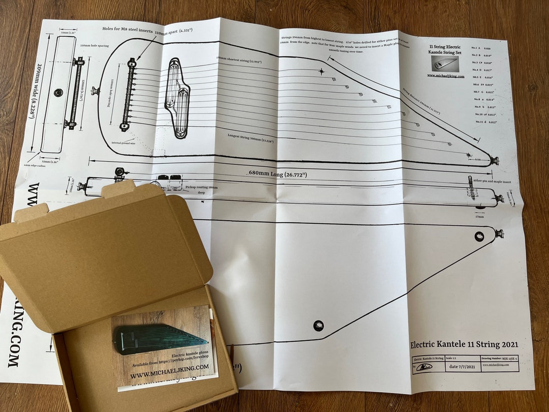 Plans for Electric Kantele - Etsy