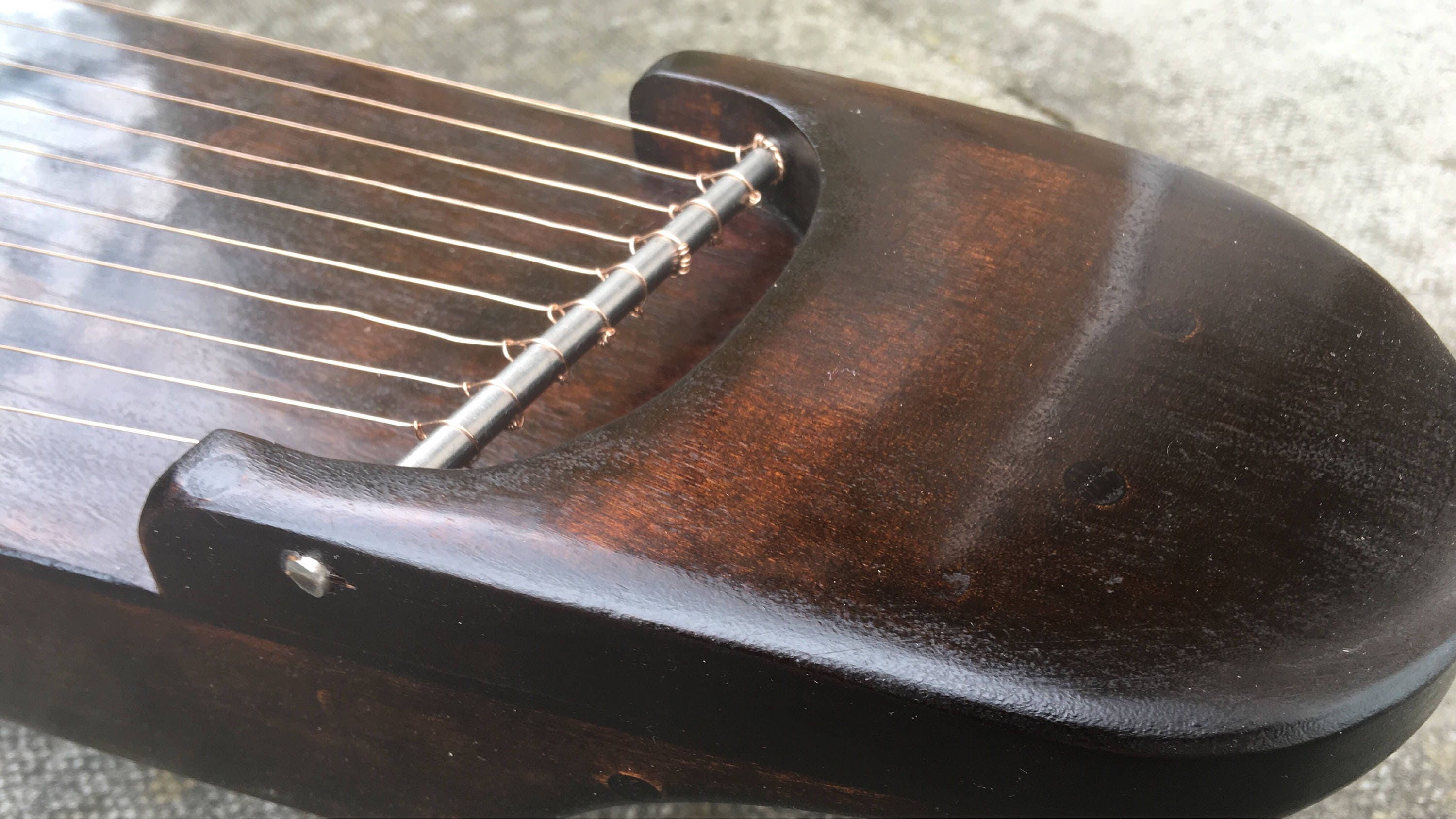 11 String Kantele in Cherry and Cedar Handmade by by Michael J | Etsy UK