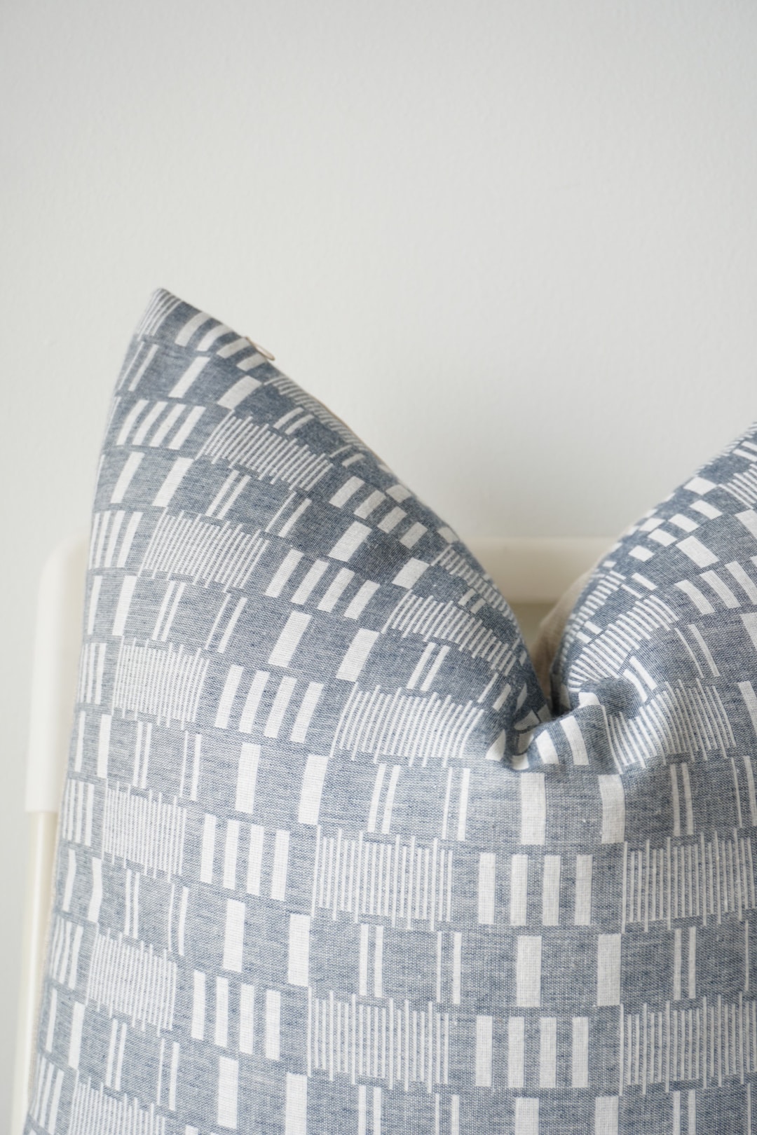 Grey Striped White Linear Pillow Cover - Etsy