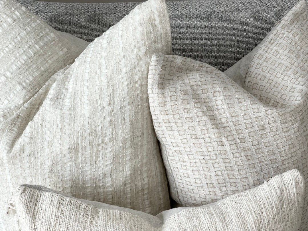 Combo Pillows Set of 3 Neutral Pillows Cover - Etsy