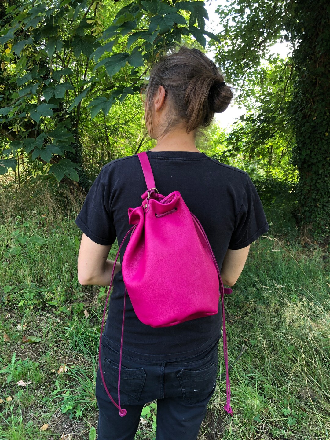 Genuine Leather Duffel Bag Size 2, Match Bag, Shoulder Bag, Crossbody ...