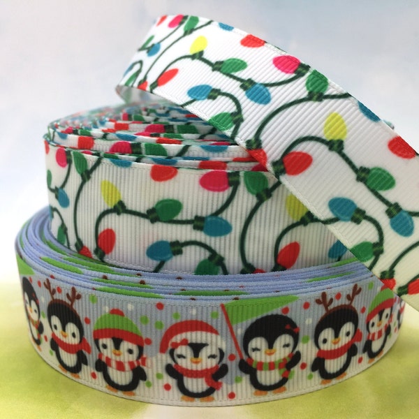 Christmas Lights Ribbon - Etsy