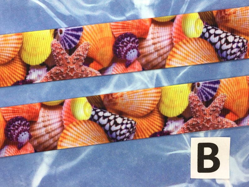Shell Ribbon Seashell Ribbon Beach Ribbon Butterfly Ribbon - Etsy