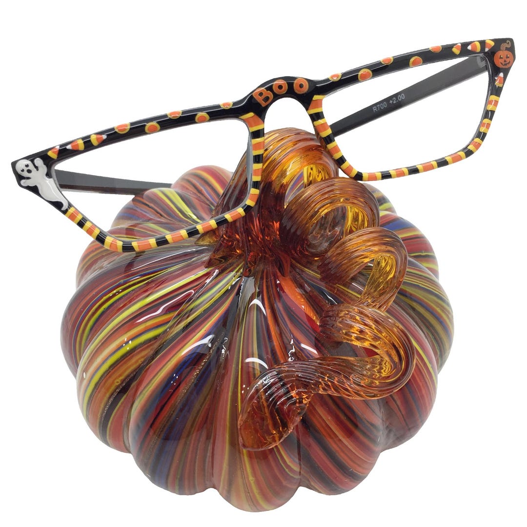 Halloween Reading Glasses, Hand Painted Readers, Spooky Holiday ...