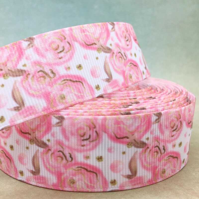 Pink Ribbon Roses - Etsy