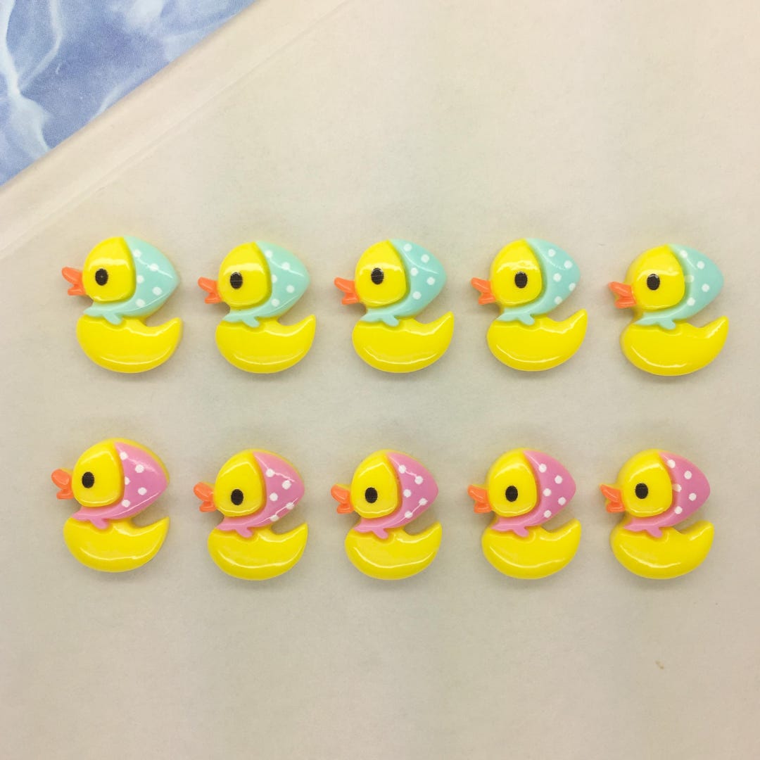 Patitos de goma con parte trasera plana, juego de 10, patitos de goma ...