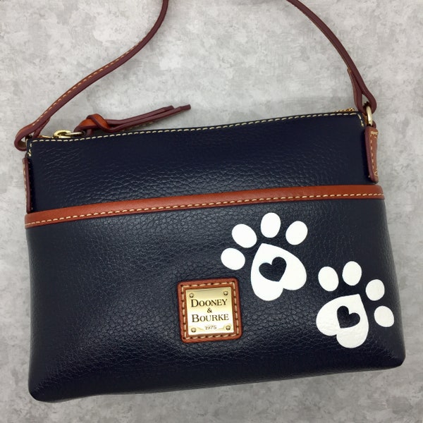 Leather Paw Print Wallet - Etsy