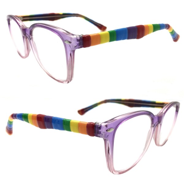 Rainbow Glasses - Etsy