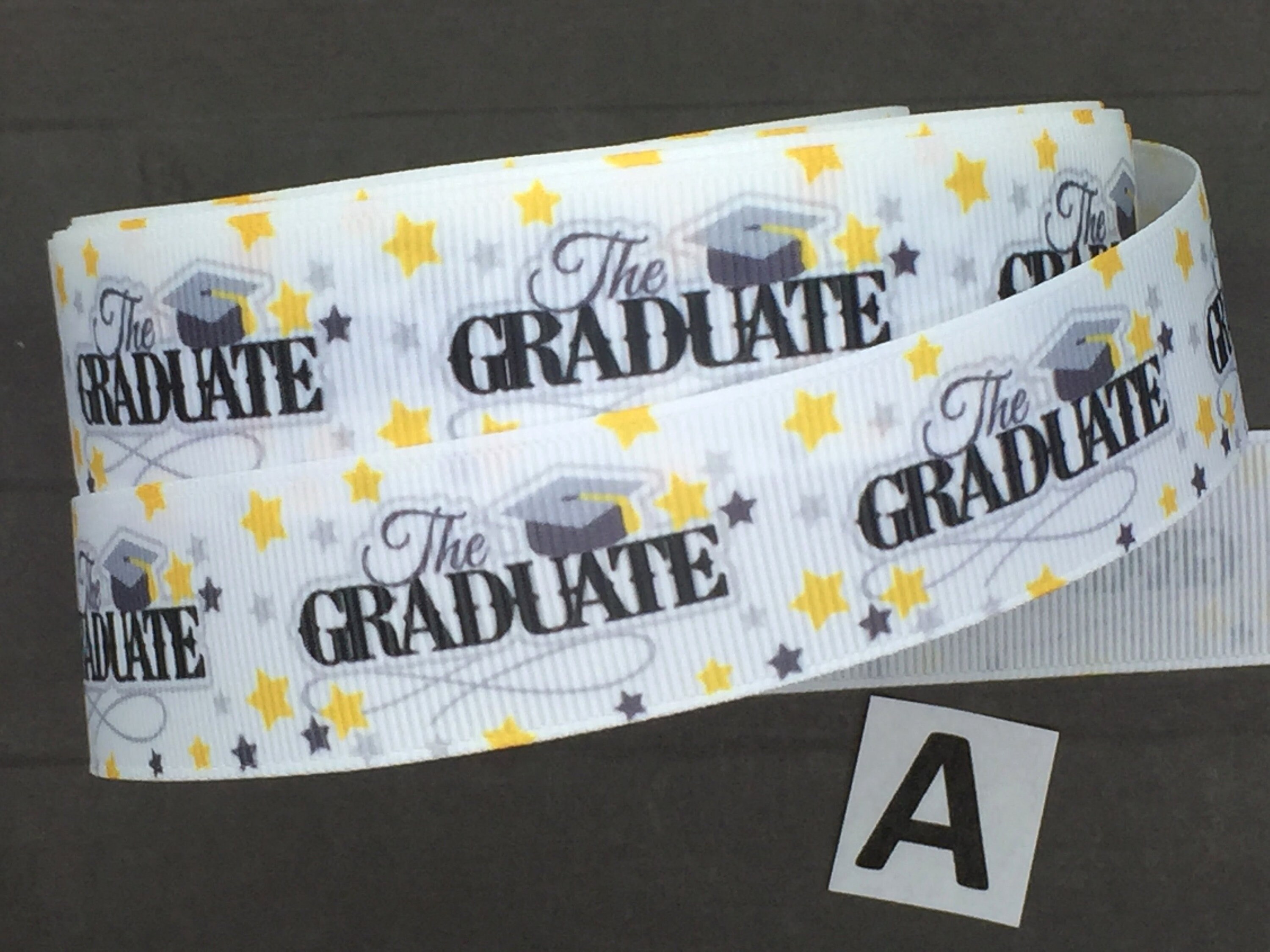 Graduation Grosgrain Ribbon 1 25mm Congratulations - Etsy