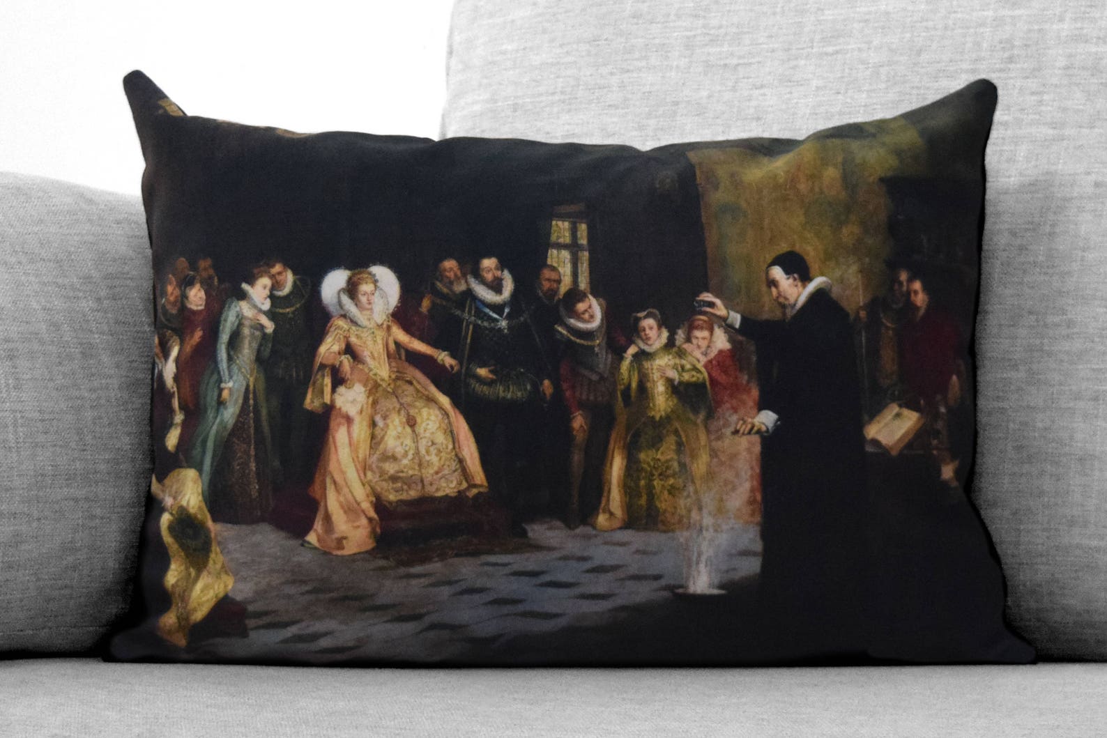 Elizabethan Court - Set of 2 - 14" X 20" Velveteen Pillow Cases - Queen ...