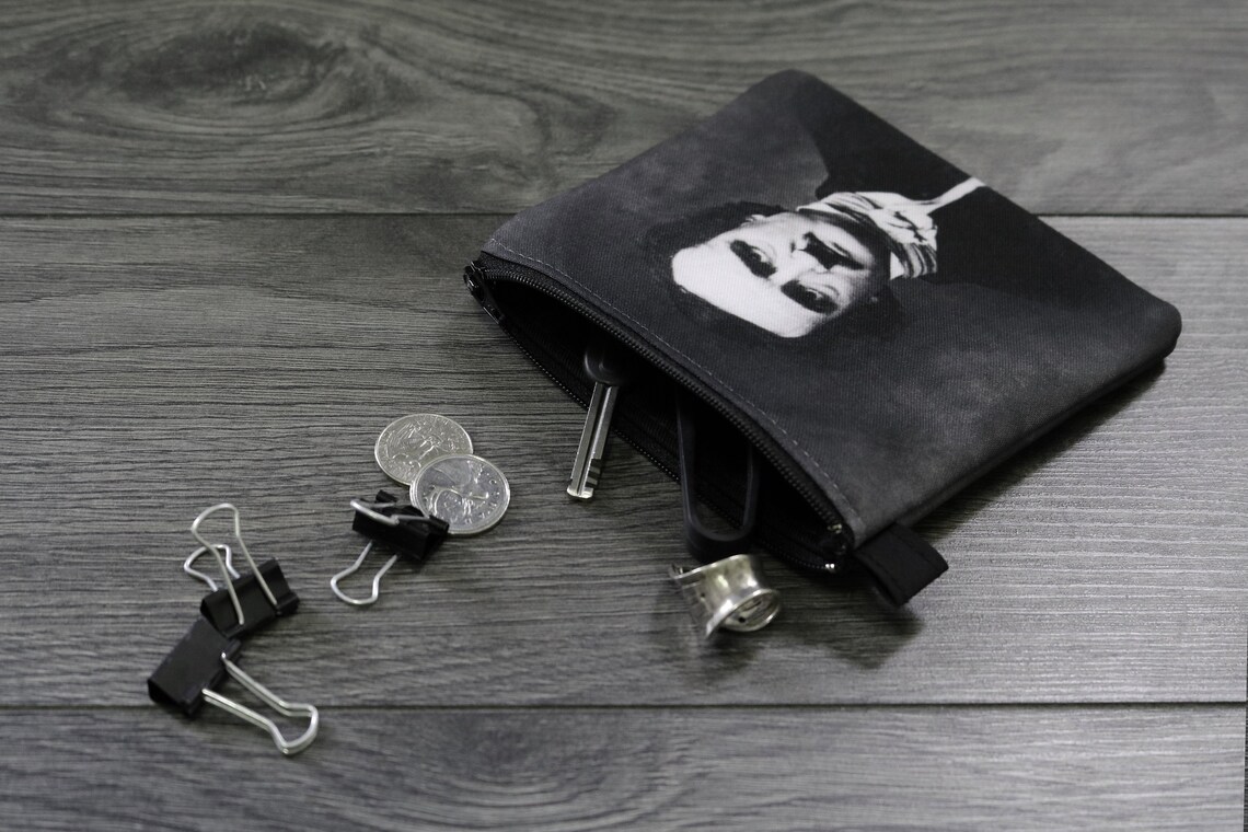 Edgar Allan Poe - Lined Twill Coin Purse - Double Sided Print - Vintage ...